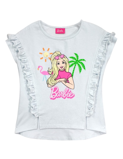 Playera Barbie Barbie Trini manga corta para niña 1
